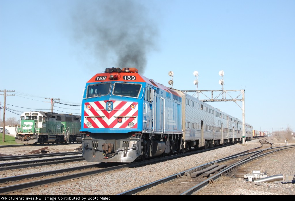 METX 189 & BNSF 1501